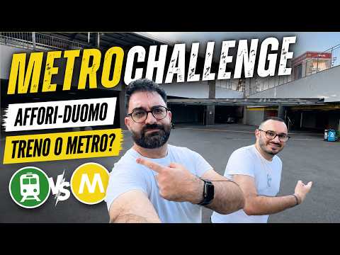 METROCHALLENGE: da Affori FN a Duomo. Treno o metro, qual è più veloce?