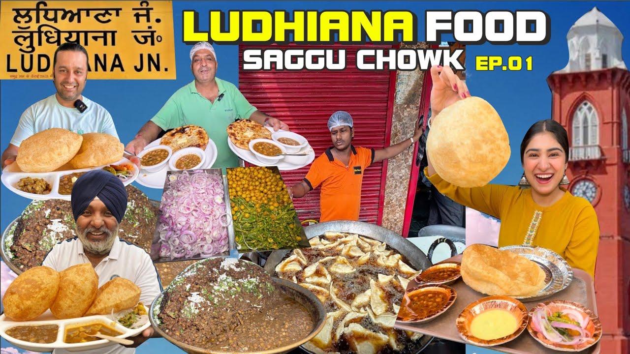Ludhiana Street Food | Biscuit Kulcha, Pithi Puri, Mumbai Ka Vada Pav ...