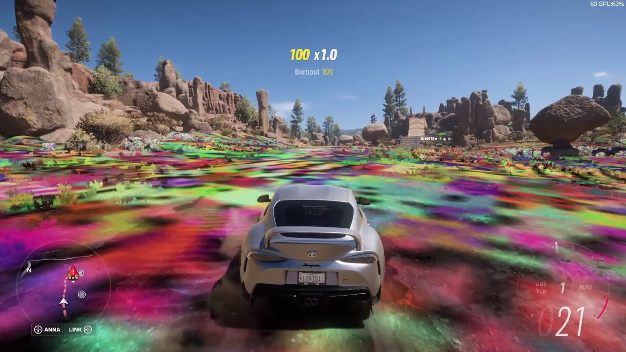 WOW What's with all the Rainbow Colors here. Forza Horizon 5 - YouTube
