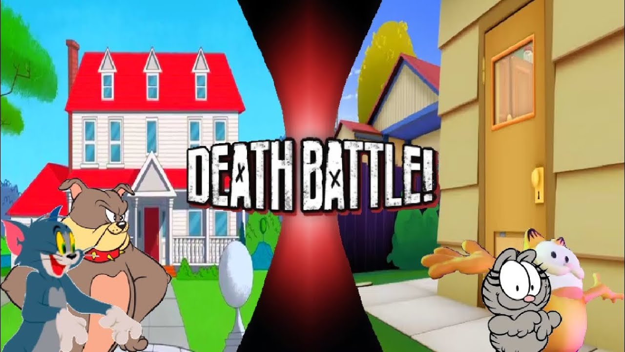 death battle trailer tom vs nermal (tom and jerry vs garfield franchise ...