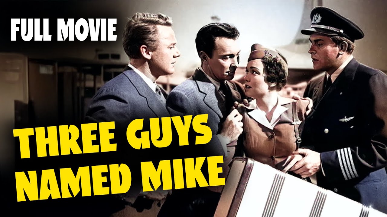 THREE GUYS NAMED MIKE (1951) [JANE WYMAN] Full Length Comedy Movie ...