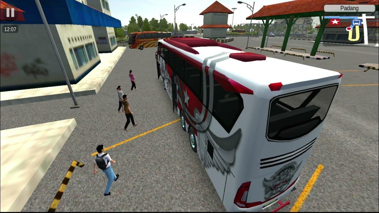 Bus driver very first day departure from the stand | Indonesian bus simulator | BUSSID ...