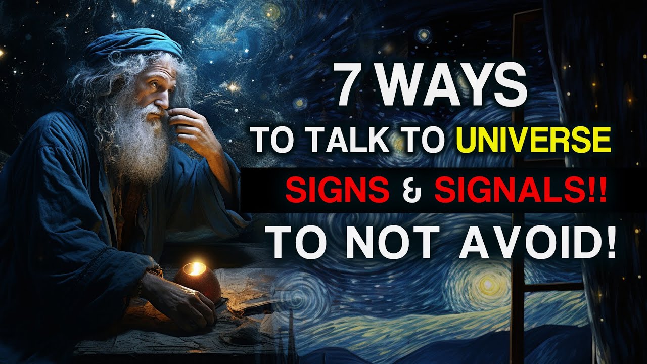 7 WAYS to TALK to UNIVERSE - Signs And Signals YOU Should Not AVOID ...