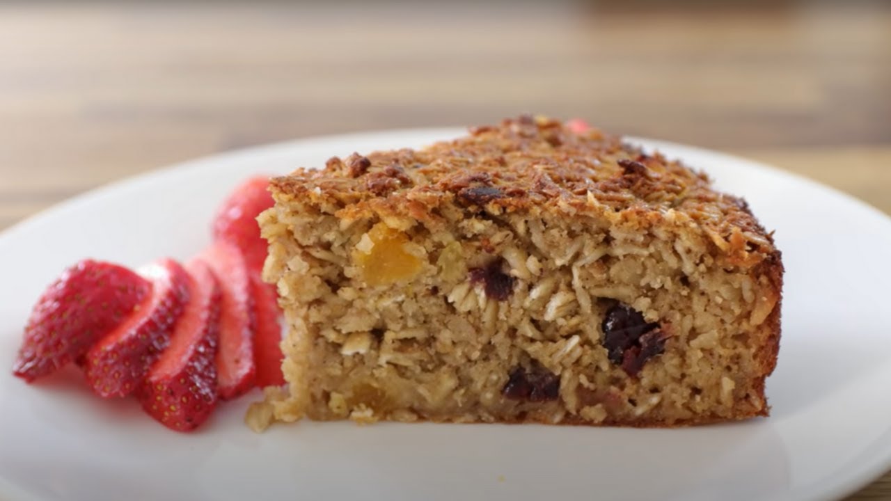 Easy and Healthy Oatmeal Cake Recipe - YouTube