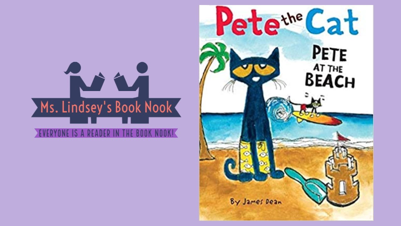 Pete the Cat Pete at the Beach ~ Ocean Read Aloud ~ Ocean Story time ...