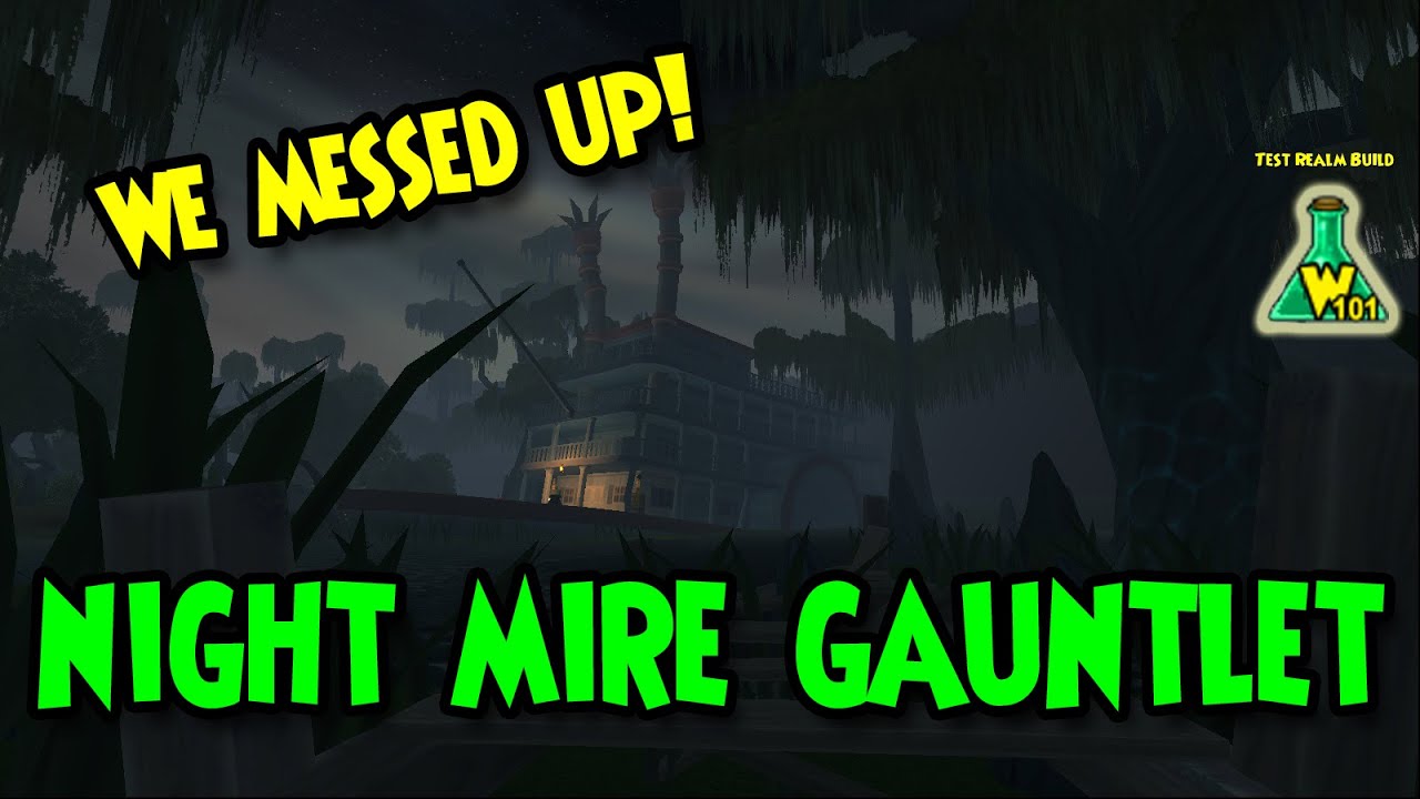 Wizard101: NIGHT MIRE GAUNTLET Walkthrough - We Messed Up! - YouTube