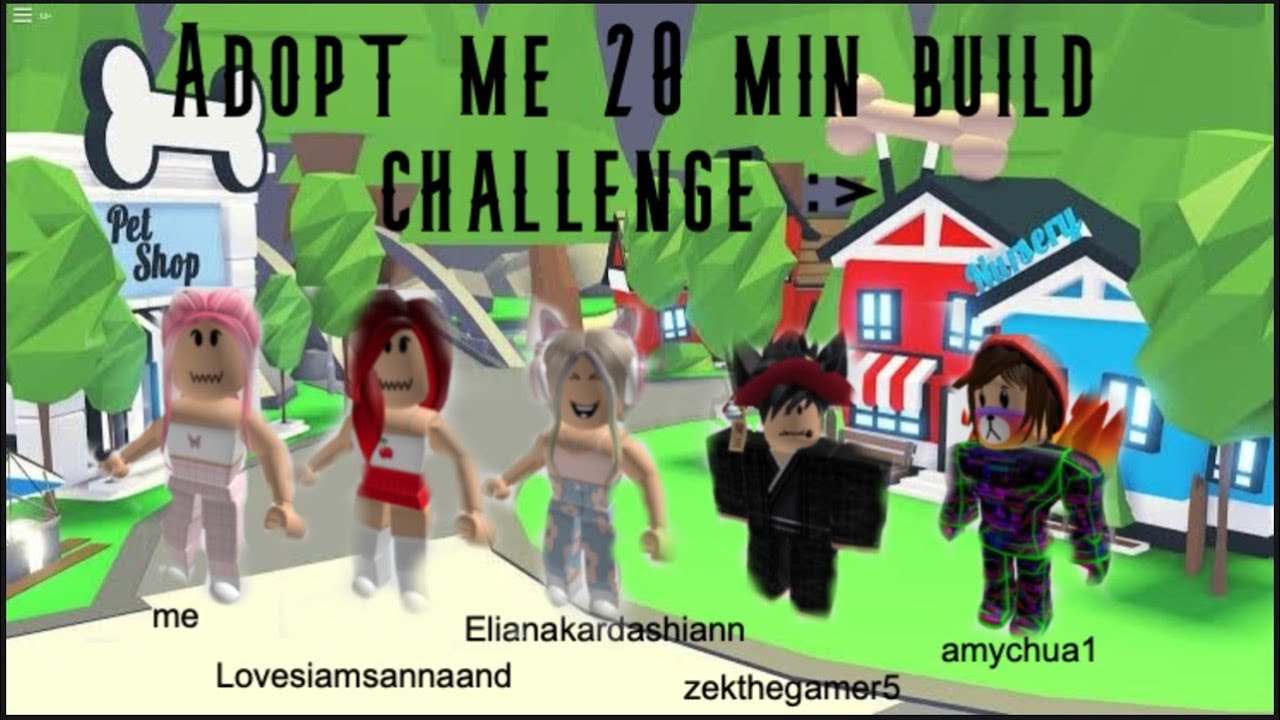 20 min build challenge in adopt me *roblox* - YouTube