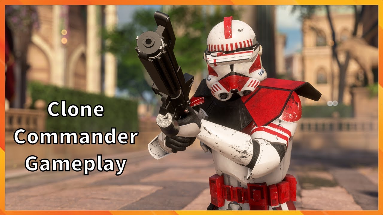 Clone Commander Gameplay Star Wars Battlefront 2 - YouTube