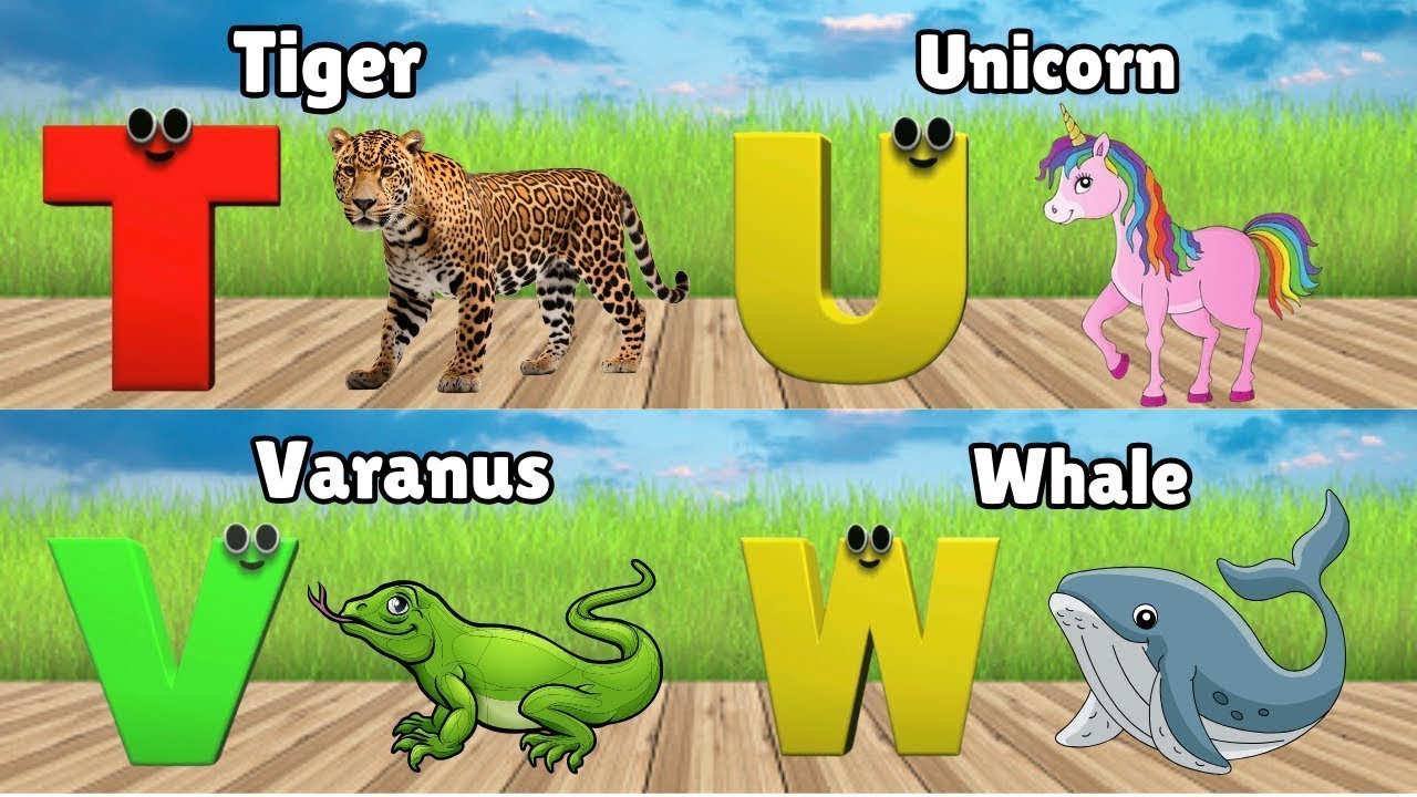 Alphabet Animals Song | Learn the ABC Alphabet Animals Song for Kids ...