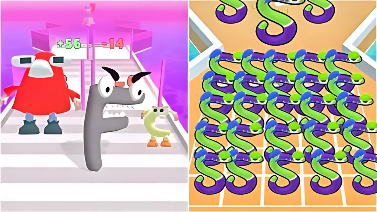 Merge Alphabet Monster Lore + Merge Number Run,Number Lore,Alphabet ...