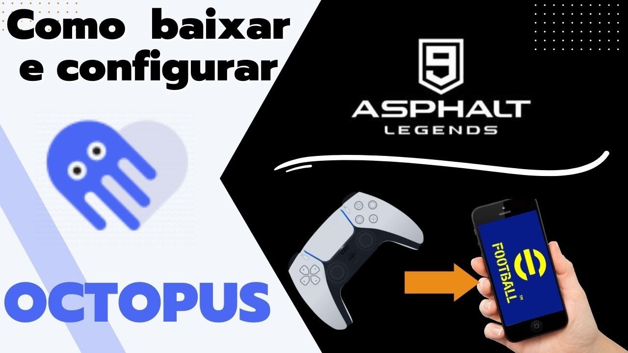 🎮📲Baixe OCTOPUS e configure para usar o Gamepad ou Controle PS4/PS5 no ...