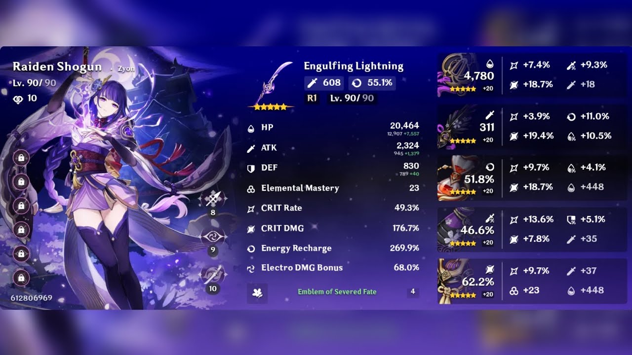 My Average Raiden Build For National Team (Abyss Drake Showcase) - YouTube