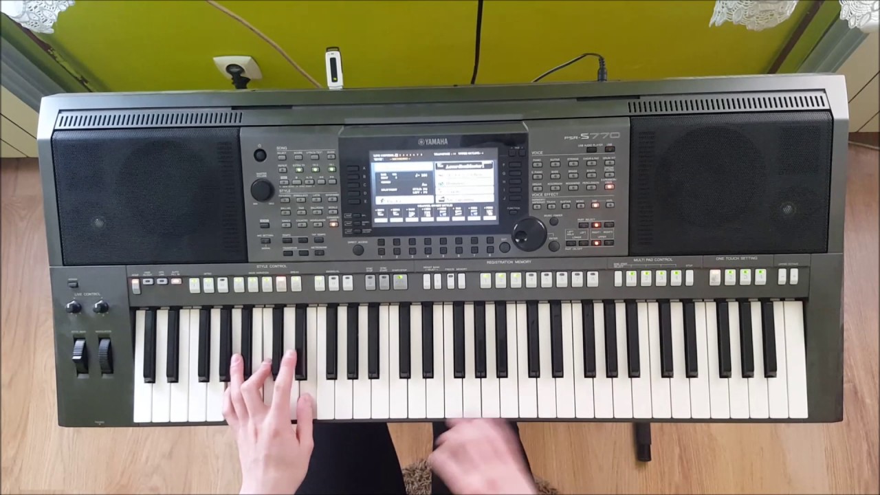 Річка річенька |COVER| YAMAHA PSR S-770 ;) - YouTube