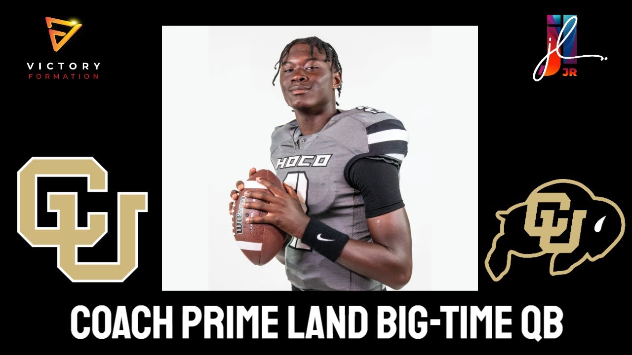 4-star QB Antwann Hill Jr commits to Coach Prime & Colorado - YouTube