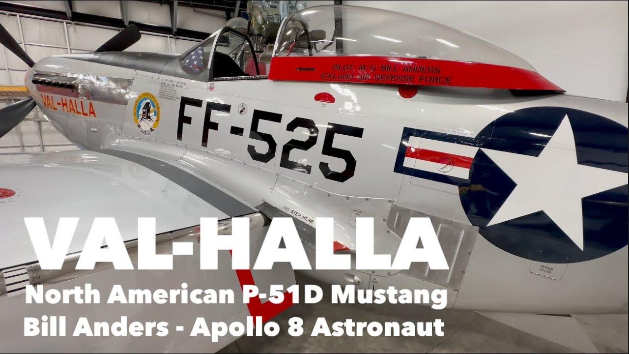 WW2 P51 Mustang Valhalla in Flying Condition - Apollo Astronaut Bill ...