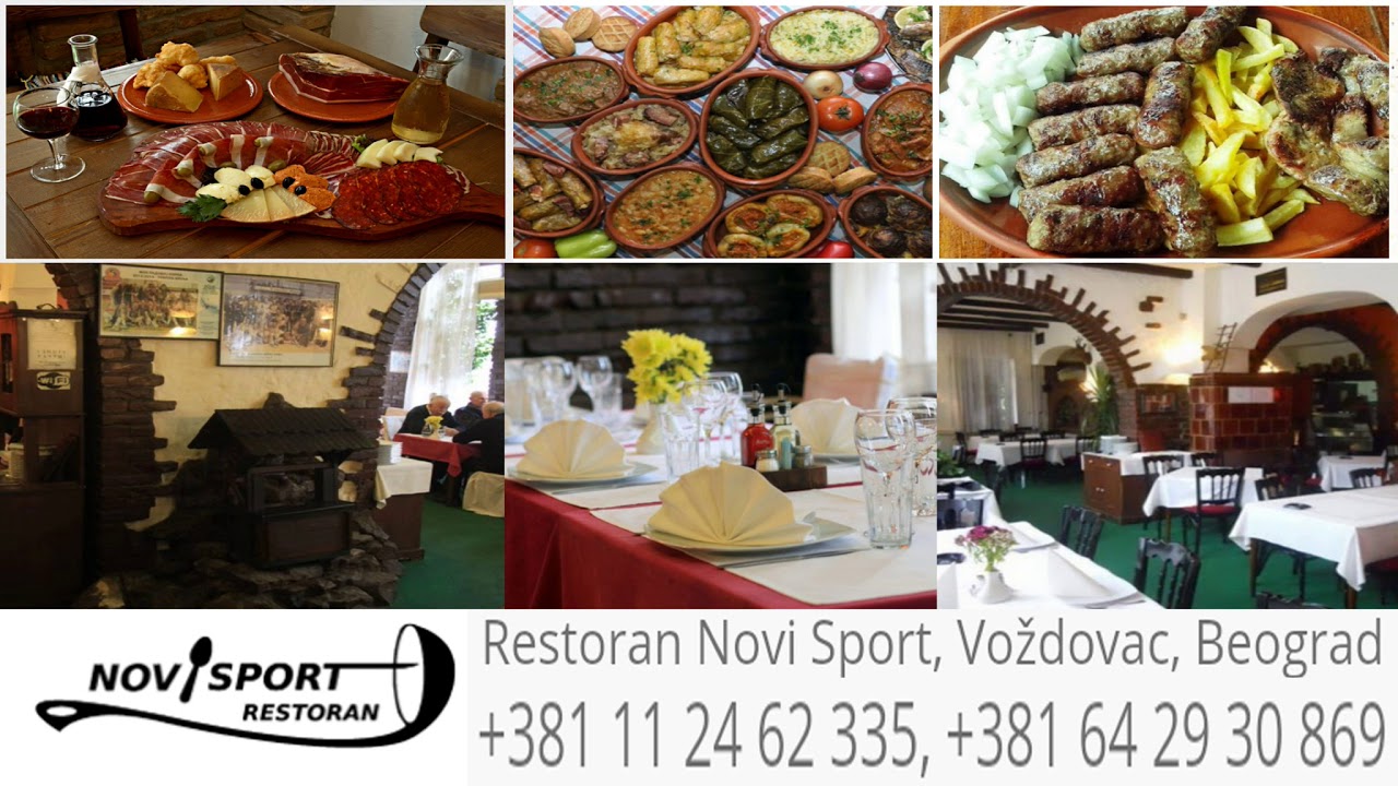 NOVI SPORT Restoran Voždovac Autokomanda Beograd Srbija - YouTube