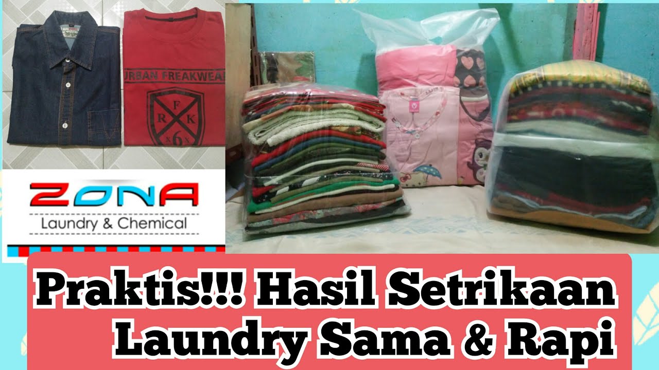 Hasil Setrikaan Laundry Rapi dan Ukurannya Sama Semua/Neat Laundry ...
