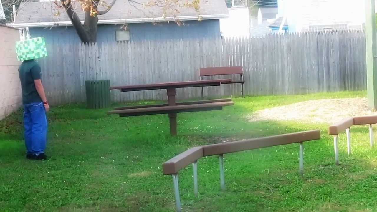 Creeper Creepin On Random Guy At The Park - YouTube