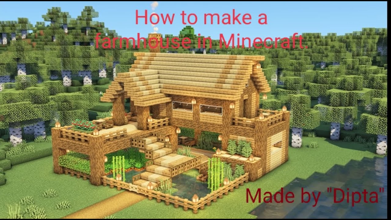 How to make farm house in Minecraft |Minecraft - YouTube