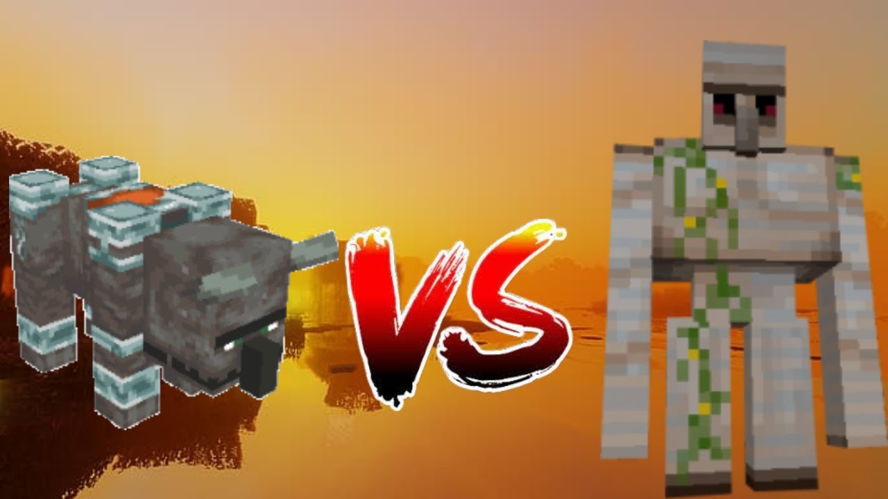 Minecraft ravager vs irongolem || minecraft mobes fight || - YouTube
