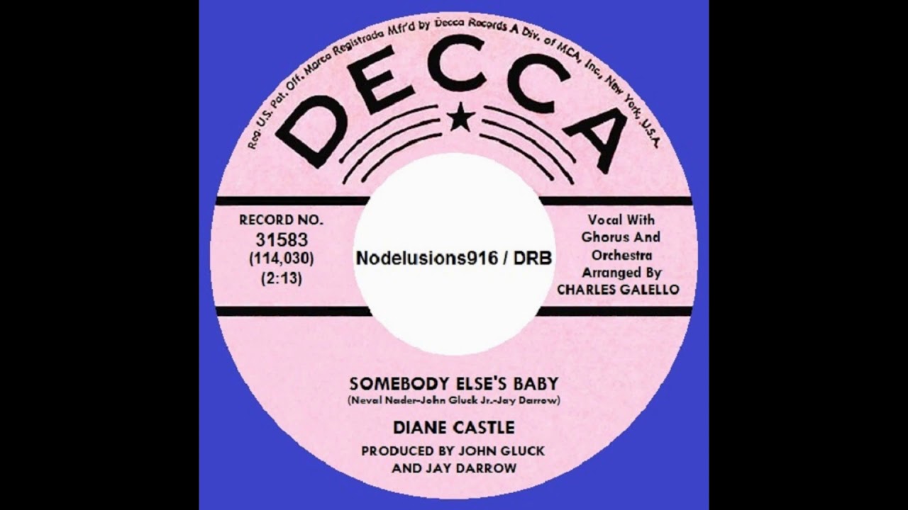 Diane Castle - Somebody Else's Baby - YouTube