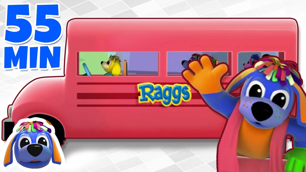 Nursery Rhymes and Kids Songs | Wheels On The Bus Go Round And Round ...