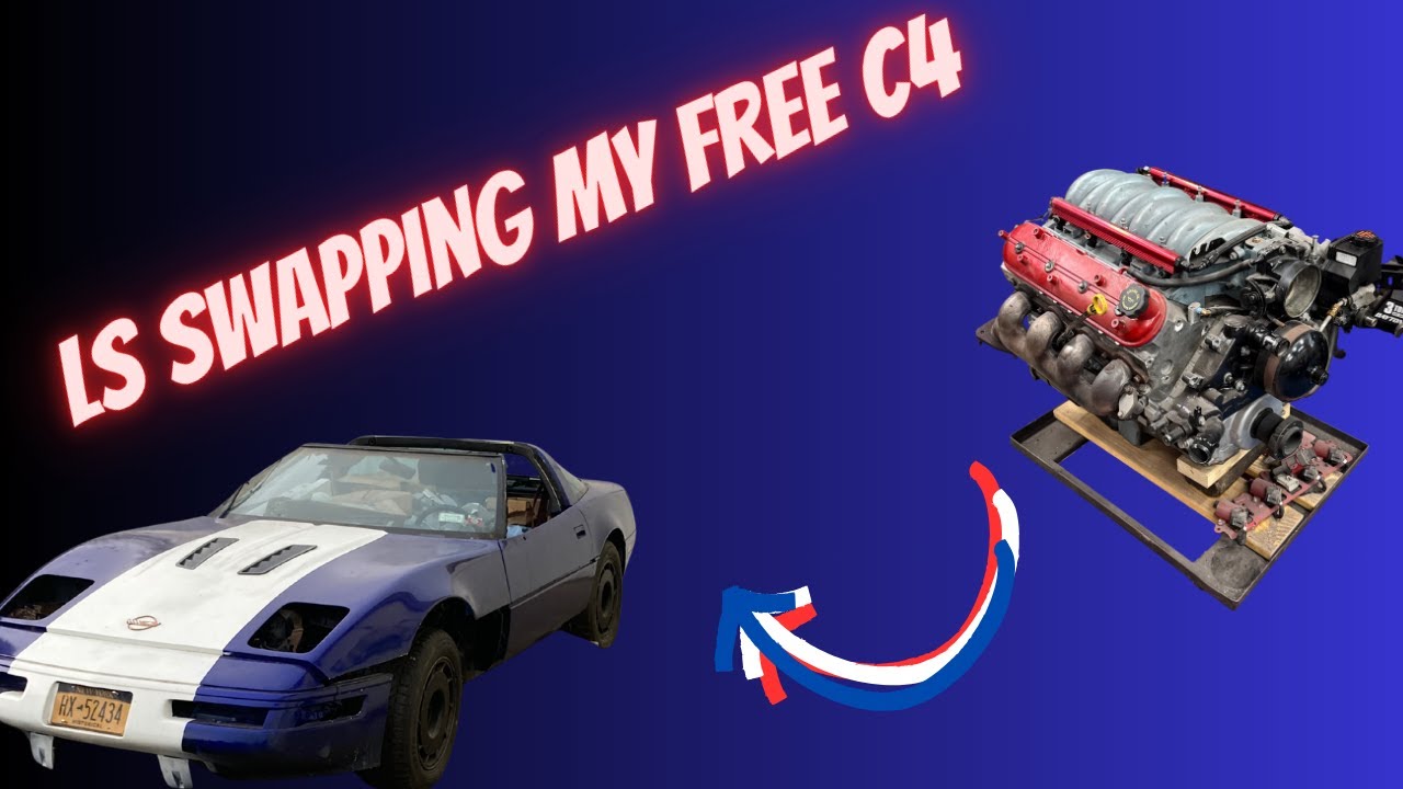 LS Swapping My FREE C4 Corvette! - YouTube
