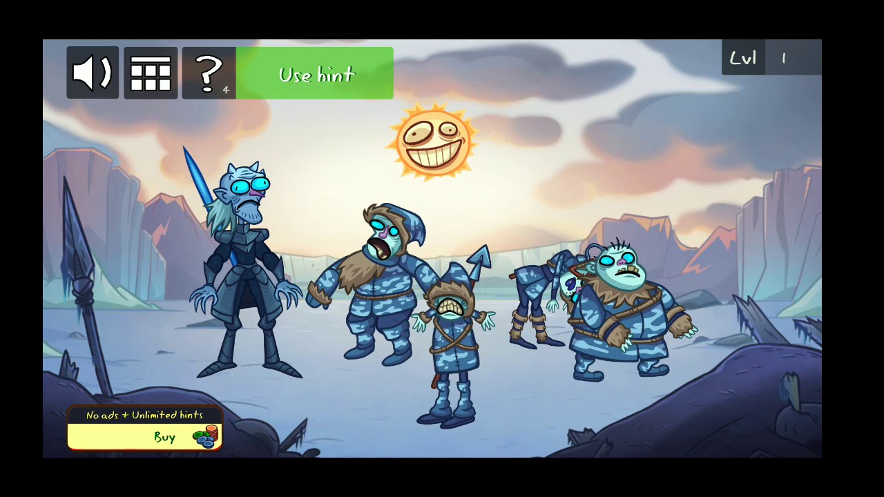 Troll Face Quest Game Of Trolls Level 1 Walkthrough - YouTube