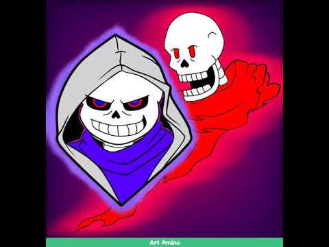 Fan art of Dust Sans and Papyrus - YouTube