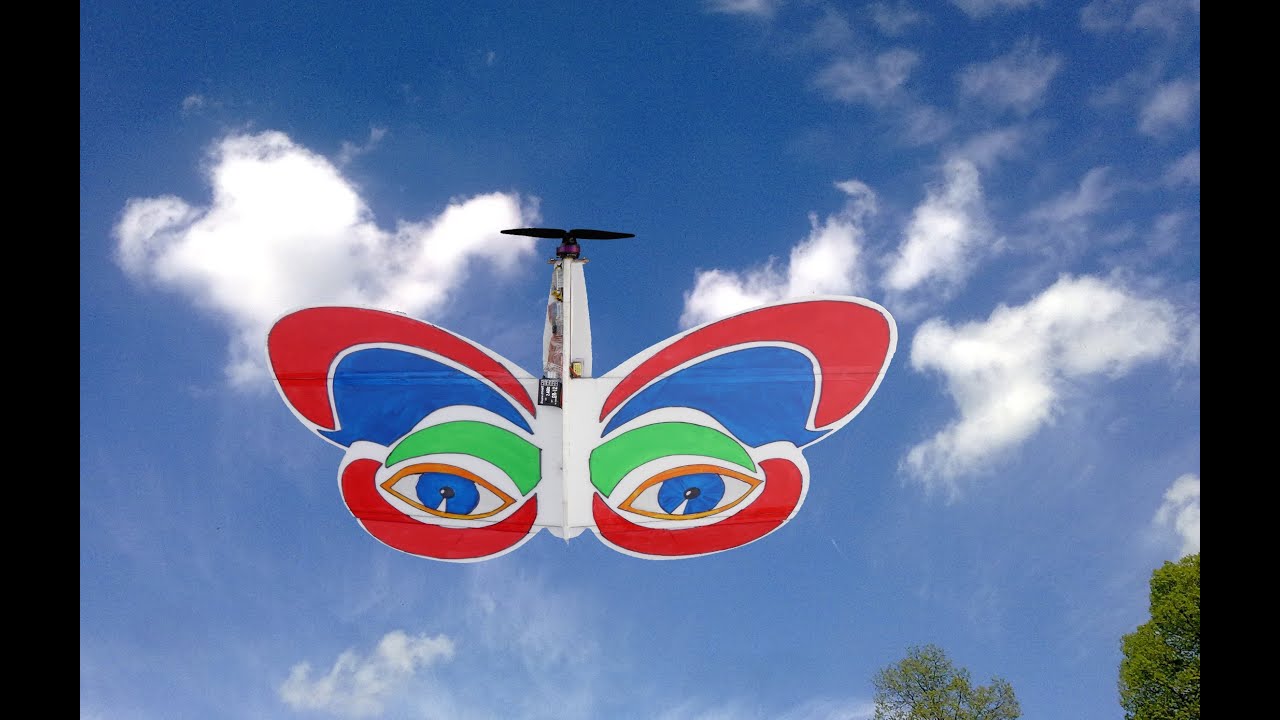 Butterfly Depron Fun maidenflight - YouTube