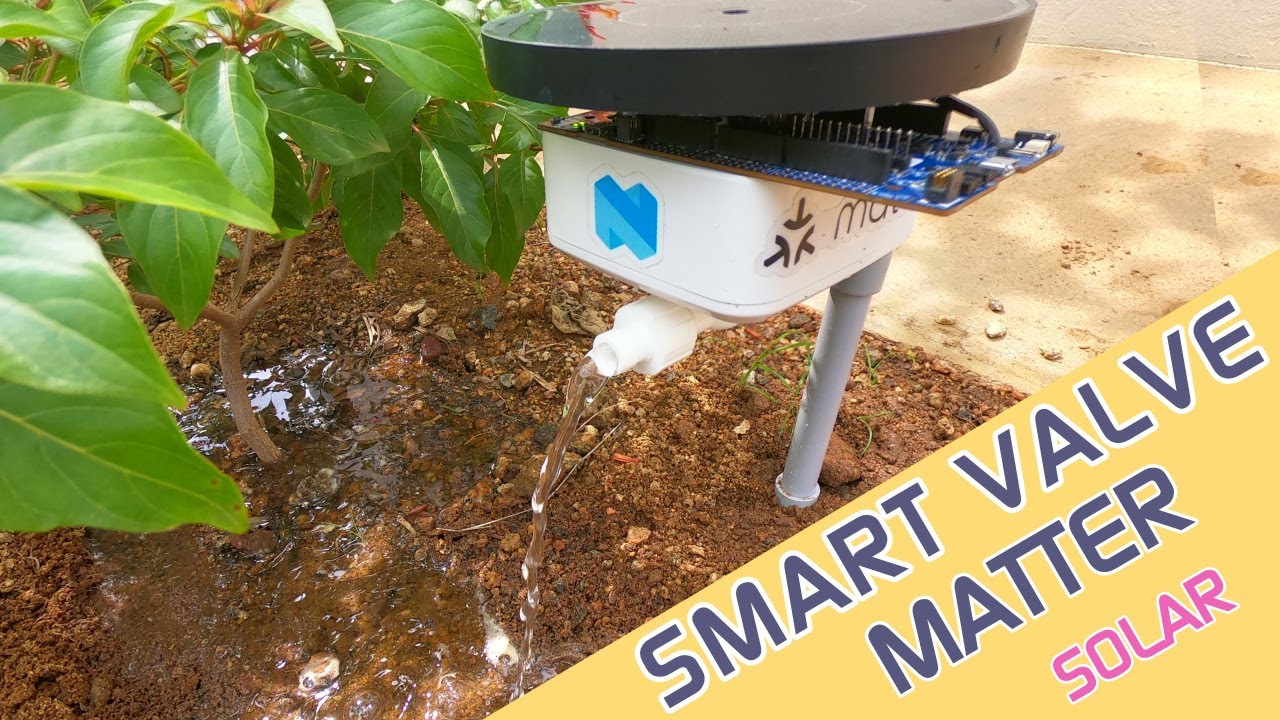 Smart Water Valve for Garden - Matter | Solar Powered - YouTube
