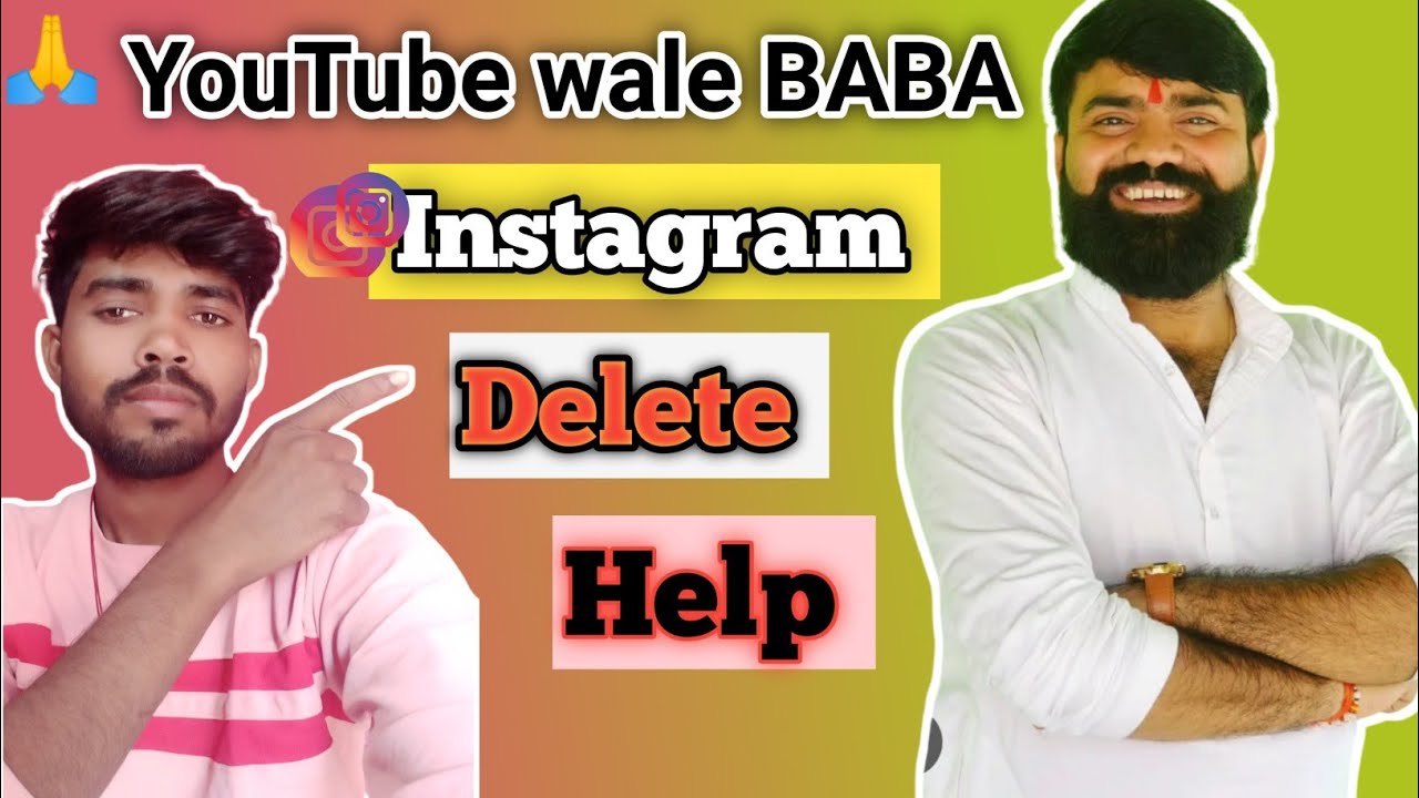 YouTube wale baba ka Instagram delete #youtobewalebaba ...