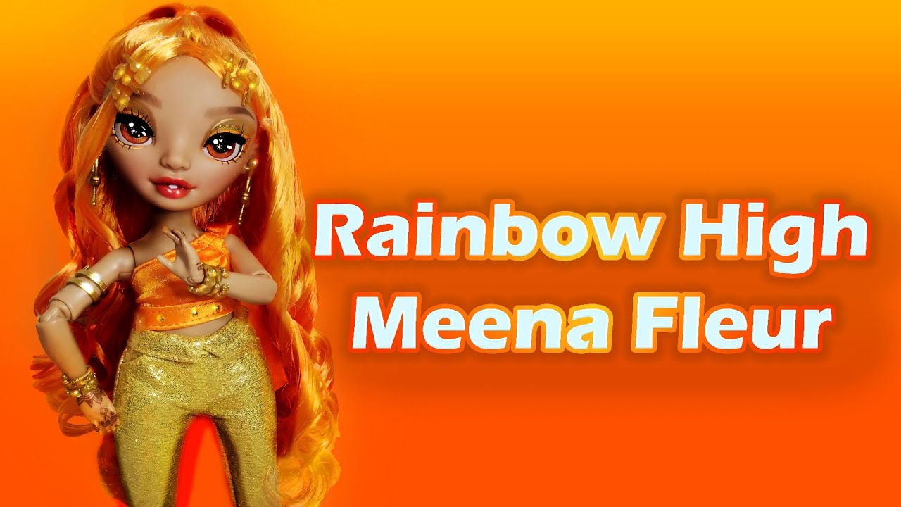 Rainbow High Wave 4 Meena Fleur Doll Review - YouTube
