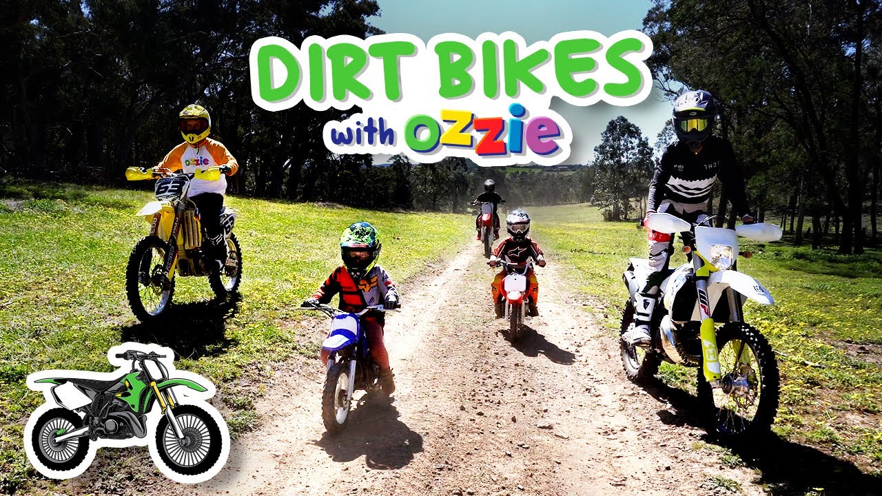 Learn About Motorcycles for Kids | Ozzie Explores Dirt Bikes ...