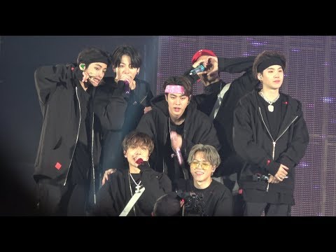 4K 191029 SEOUL SPEAK YOURSELF THE FINAL - 방탄소년단 엔딩 인사 (BTS V) FOCUS