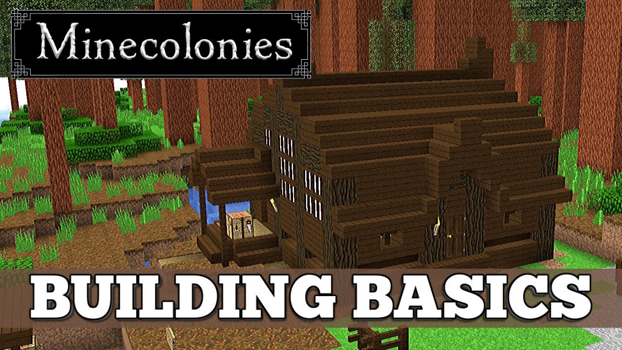 MineColonies Building Basics - Let's Play #2 - YouTube