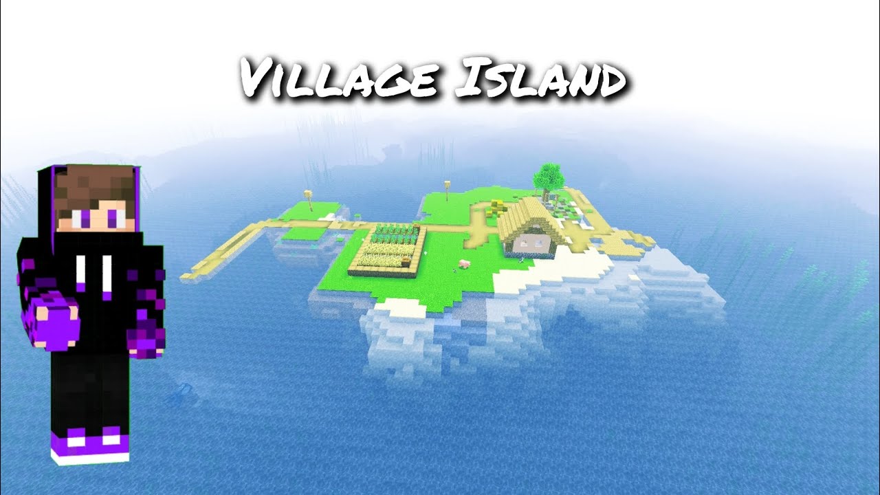 TOP 1 BEST MINECRAFT VILLAGE ISLAND SEED FOR MINECRAFT BEDROCK EDITION ...