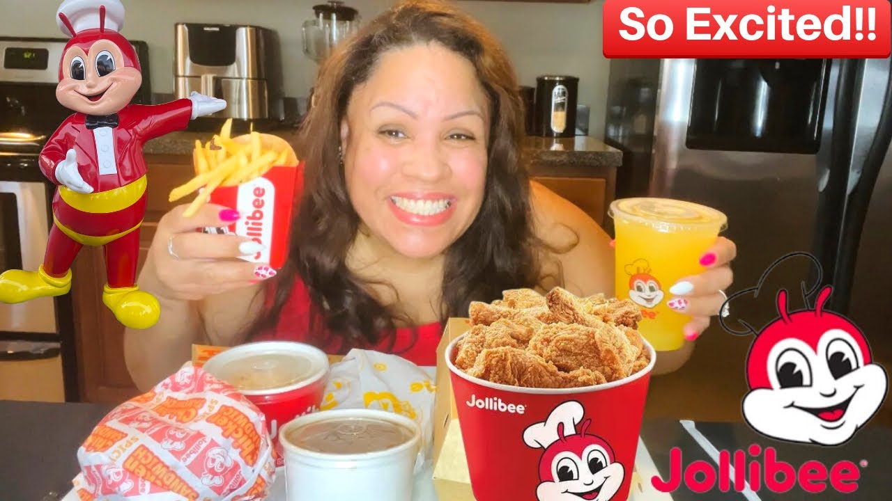 I ORDERED EVERYTHING FROM JOLLIBEE - My FIRST TIME TRYING THEM! - YouTube