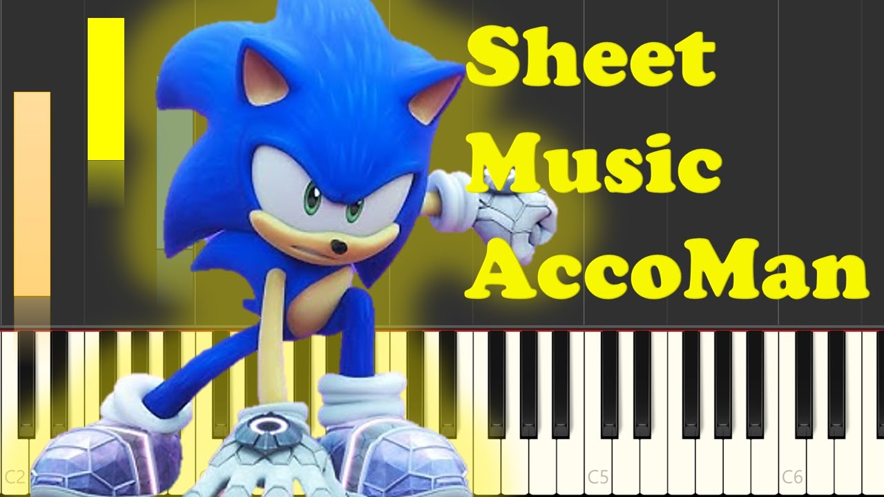 Sonic Prime Theme Song Piano Sheet Music - YouTube