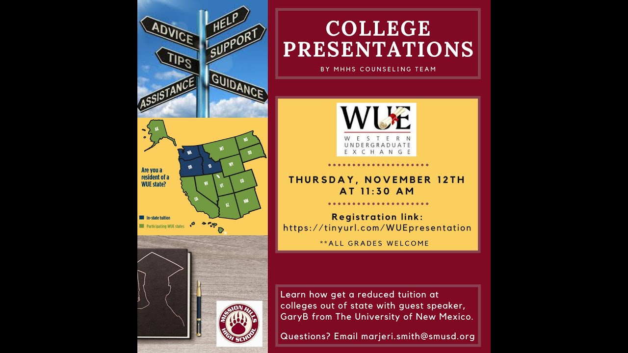 Western Undergraduate Exchange (WUE) Presentation - YouTube