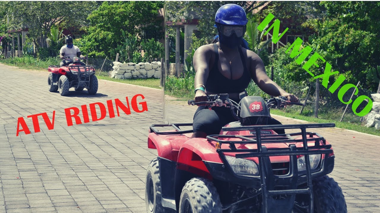 RIDING ATVS THROUGH COZUMEL MEXICO! - YouTube