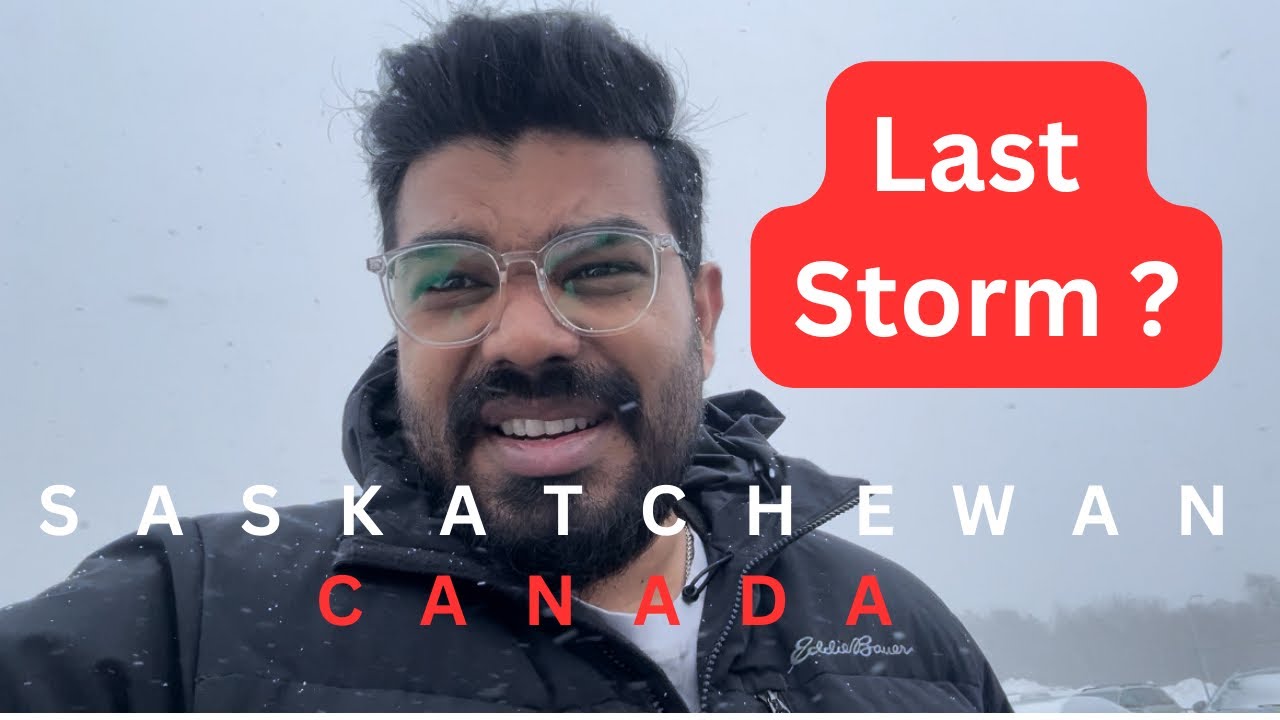 Last Canadian storm of the season ? | Saskatchewan winter storm ...