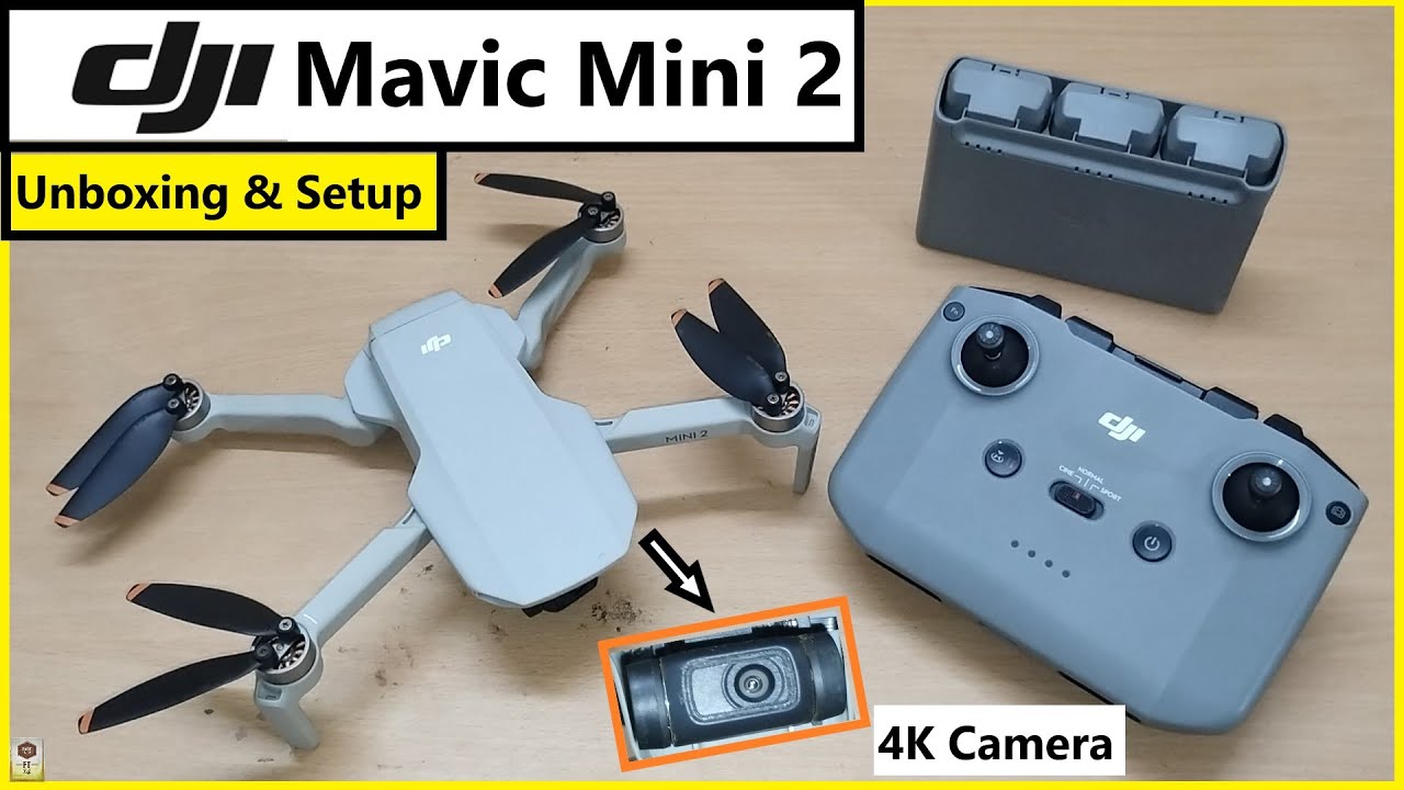 dji Mavic Mini 2 drone🔥 Unboxing | 4K Camera, 2.4GHZ, 2250 mAh Battery⚡ ...