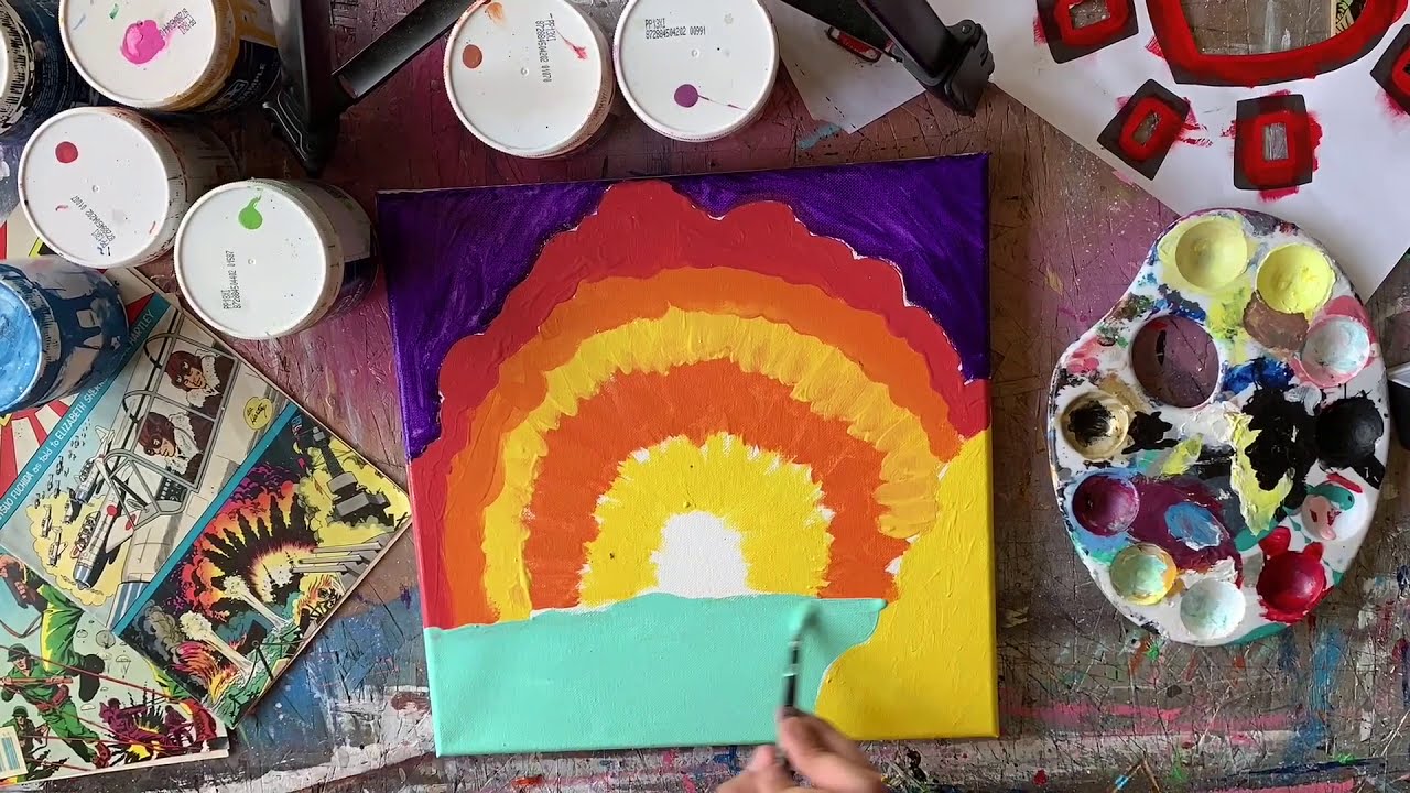 HOW TO REPLICATE A PAINTING - #012 - Zachary Rutter Art - EXPLODING ...