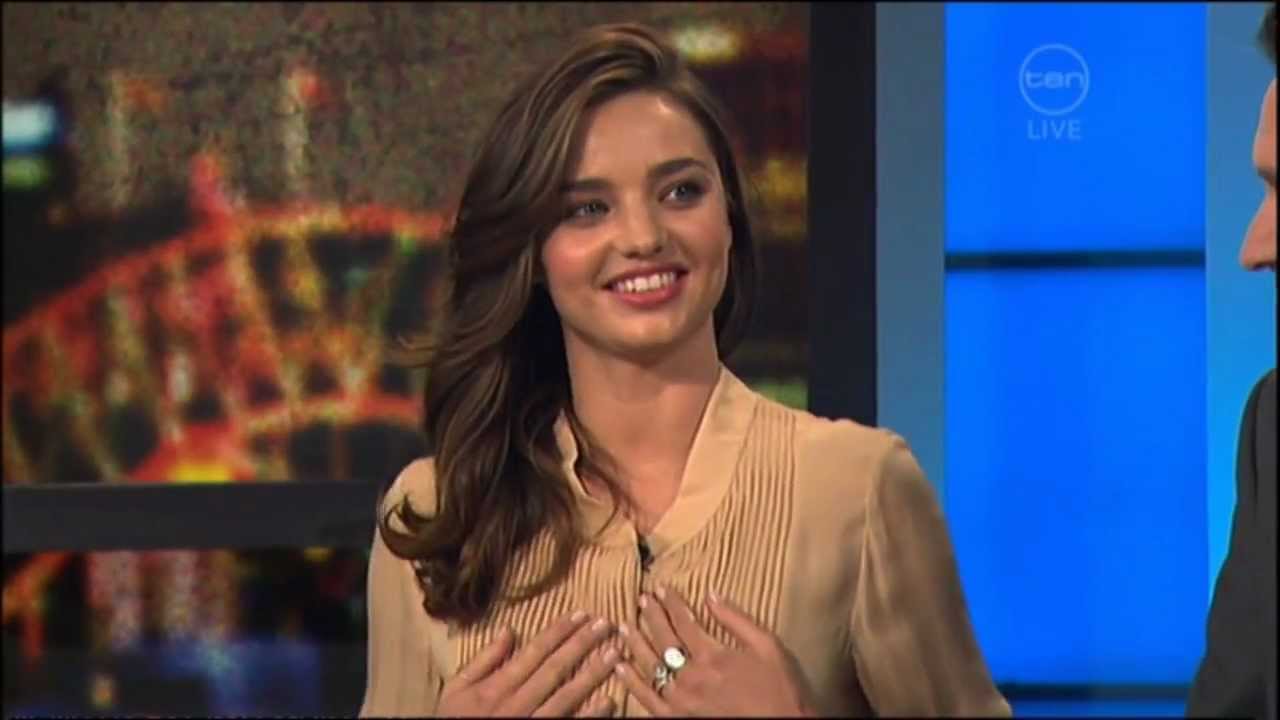 Miranda Kerr interview on The 7pm Project (Australia) 2011 - YouTube