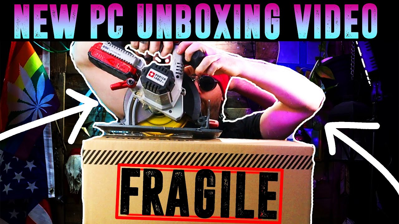 We FINALLY Got Our New Computer! PowerSpec G713 Gaming PC Unboxing ...