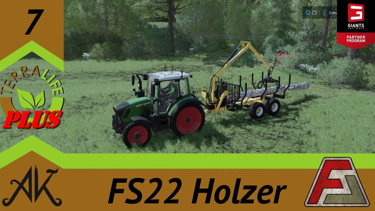 LS22 TerraLife Plus Holzer 7 - Der erste Baum muss heute fallen - YouTube
