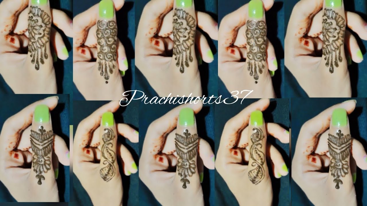 Top 4+ best and beautiful henna thumb design - Latest cute fingers ...