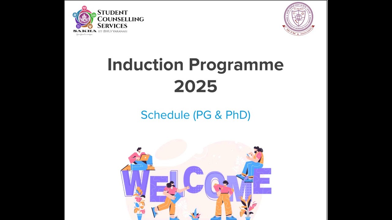 Orientation / Induction Program 25 | PG & PhD | IIT(BHU) Varanasi - Day 3 - YouTube