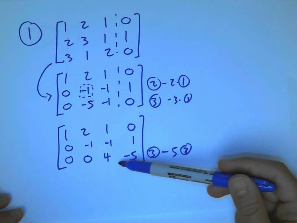 row reduction - YouTube